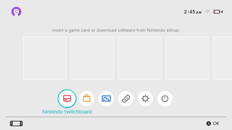 Voilà à quoi aurait pu ressembler le menu de la Nintendo Switch ... Voilà à quoi aurait pu ressembler le menu de la Nintendo Switch ...
