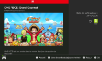 ONE PIECE: Grand Gourmet - Luffy ouvre un restaurant sur Nintendo ...